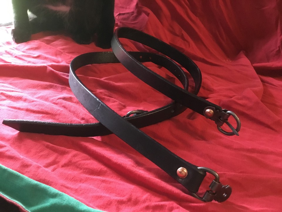 Viking Shield Buckle Guige Strap/Sling- SCA Faire Sword Rennie Knight ...