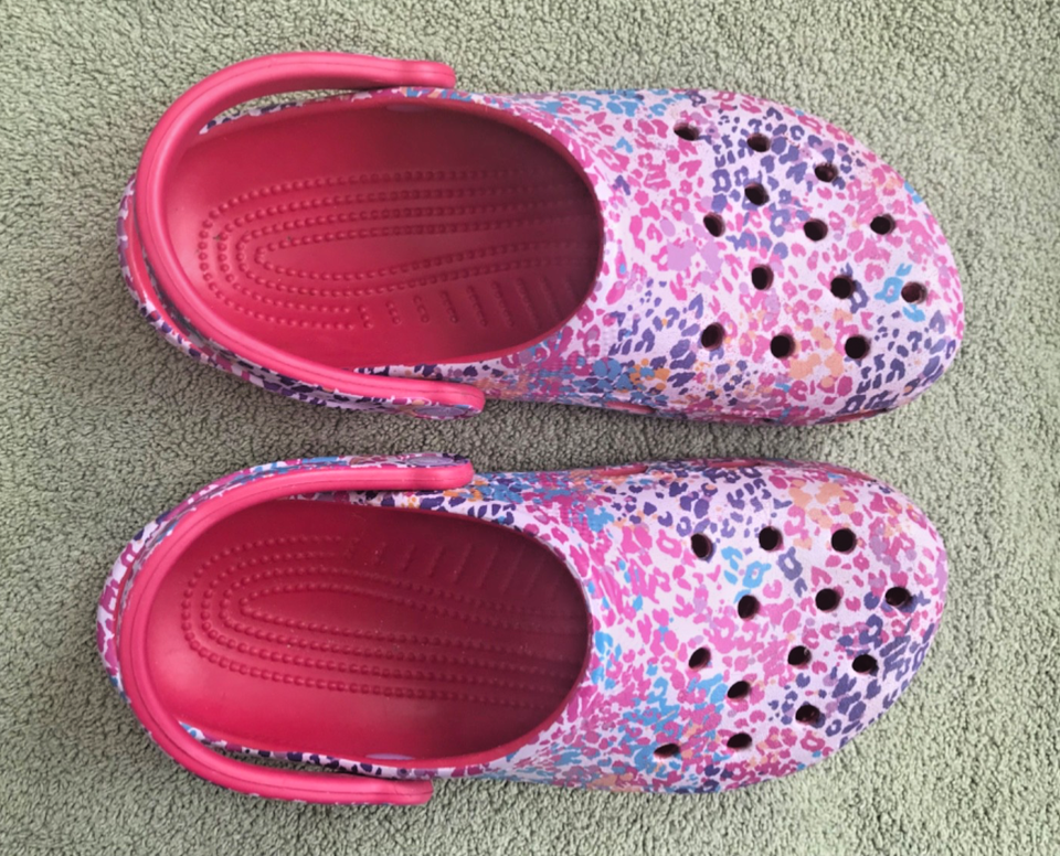 Crocs Classic Clog - Women’s Size 8 - Rare Floral Design - UNIQUE!!! | eBay