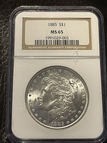 1885 MORGAN DOLLAR NGC MS65 Very Sharp Smooth Cheek Gorgeous Coin! | eBay