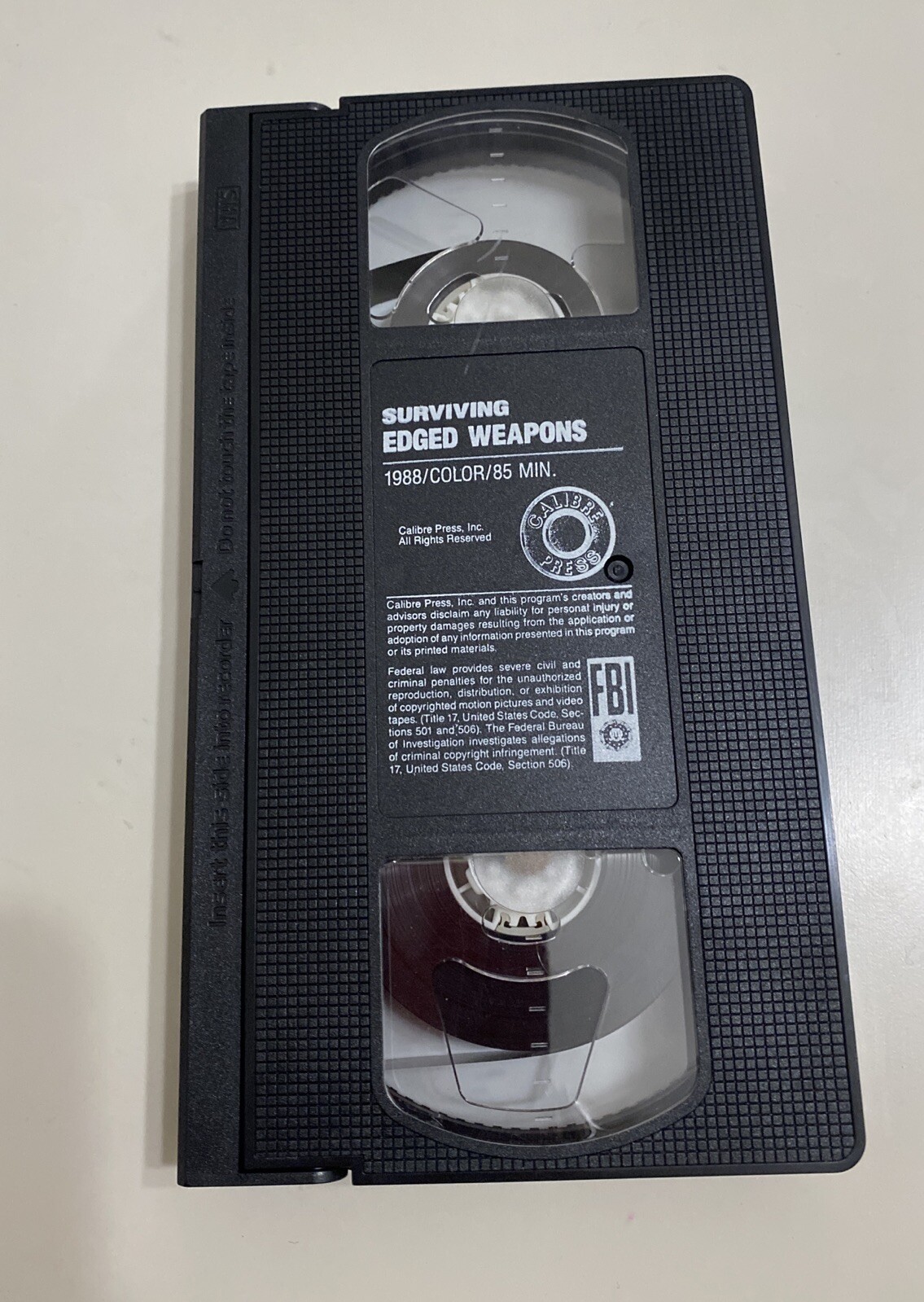 Surviving Edged Weapons VHS Very RARE Calibre Press 1988 HTF | eBay