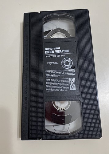 Surviving Edged Weapons VHS Very RARE Calibre Press 1988 HTF | eBay