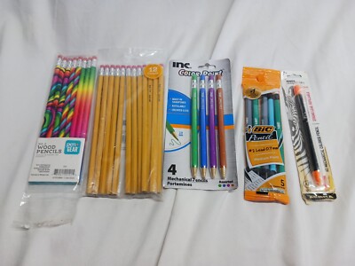 Inc Color Point/ Bic Zebra Mechanical Pencil No 2 Wood Pencils Lot Of 5 ...