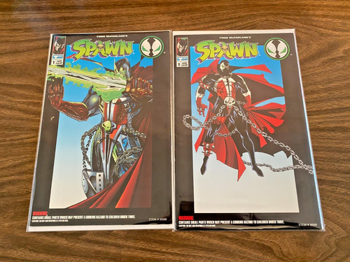 Todd Toys 1994 Spawn 1 #10101 & #10103 McFarlane Image Comics - No Figures Incl | eBay