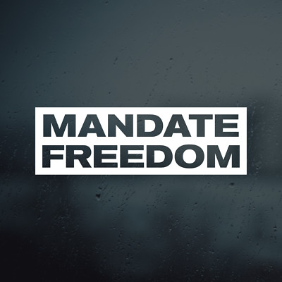 Mandate Freedom Vinyl Decal Sticker | eBay
