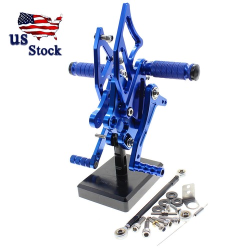 For Yamaha YZF R25 R3 MT-25 2015-2016 Motorcycle Blue Footpegs Rearsets ...