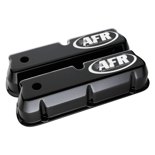 Air Flow Research 6715 SBF Tall Aluminum Valve Cover Black w/ AFR Logo ...