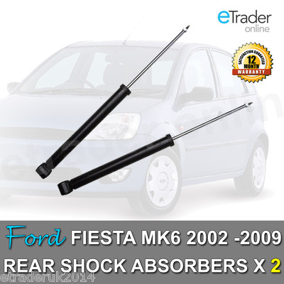 FORD FIESTA MK6 REAR SHOCK ABSORBERS 02-09 SHOCKS SHOCKERS ABSORBER X2 ...