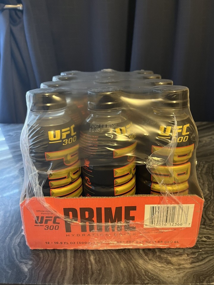 UFC 300 Limited Edition Prime Hydration Pack Of 12 In Hand | eBay