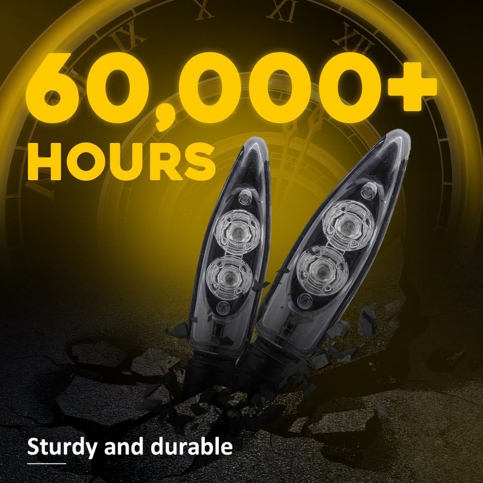 2PCS Motorcycle LED Turn Signal Light Blinker for BMW R nine T ...