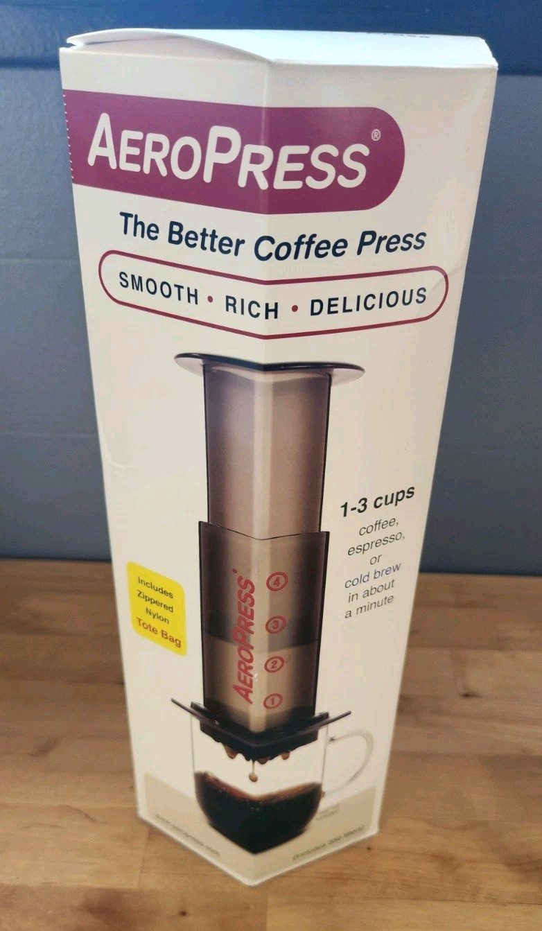 AeroPress Coffee Press Kit 4 in 1 Brew Method Espresso Iced Latte Travel