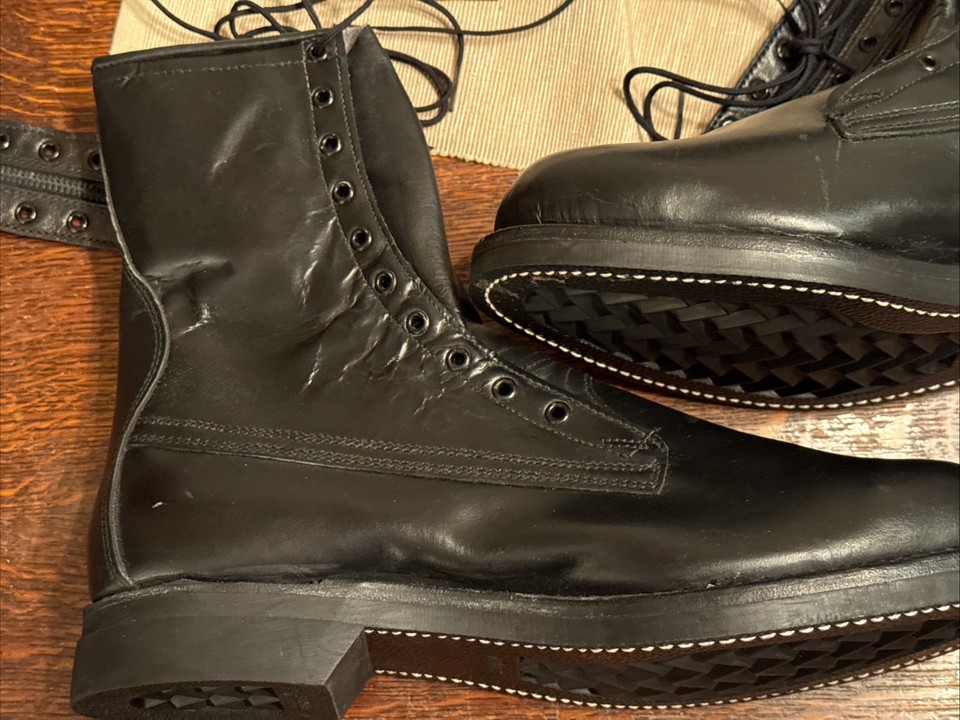 Vintage ‘75 Addison Shoe Company Military Combat Boots Men’s 10 1/2 E ...