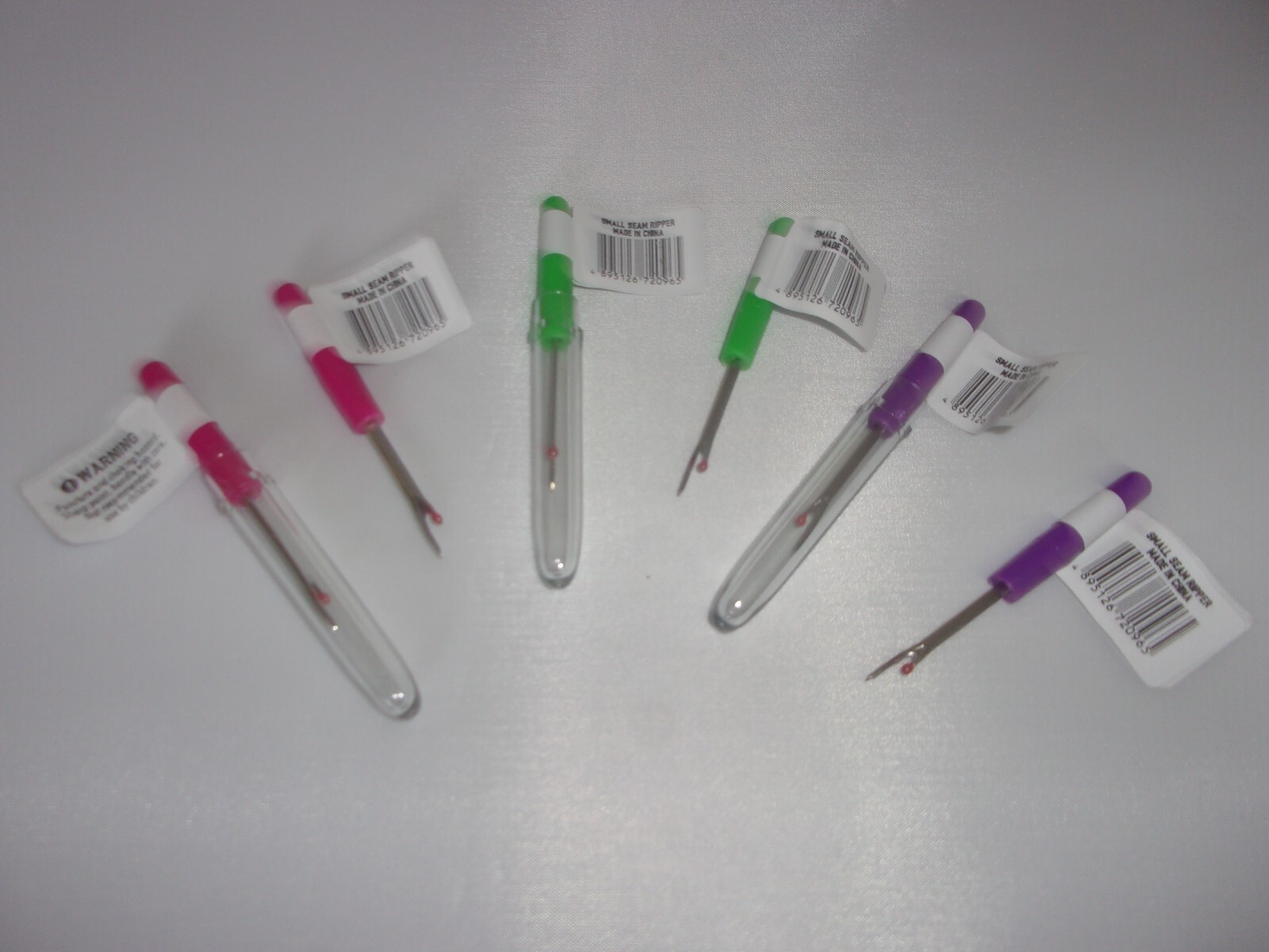 2 x Seam Ripper Stitch Unpicker Quick Unpick Random Colours Very Sharp ...