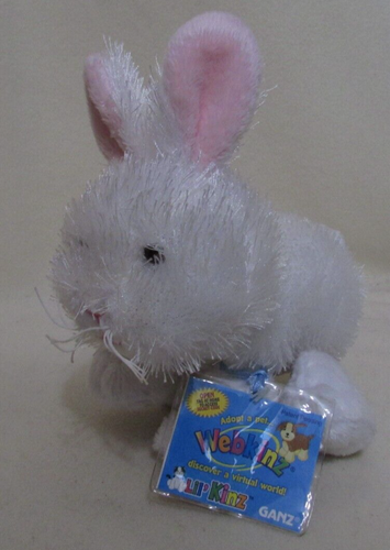 Webkinz ~White Rabbit ~HS 078 w/ SEALED CODE~6" Plush | eBay