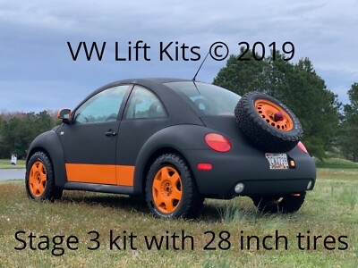 VW Lift Kit Stage 3 Suspension with Rally Skid Plate VW MK4 Beetle 1998 ...
