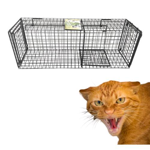 Heavy Duty Premium FERAL CAT TRAP Ready Assembled Humane Trapping Wild ...