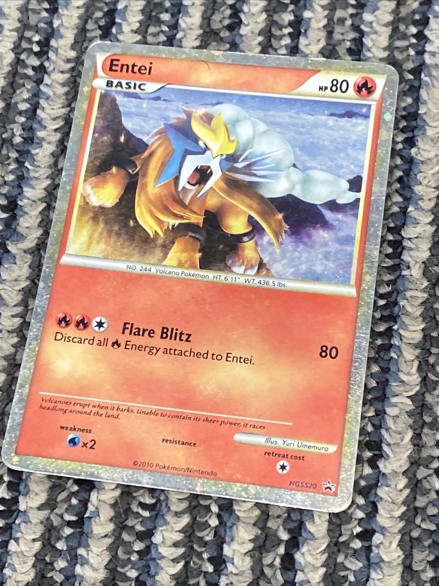 Shiny Entei Card