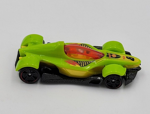 Hot Wheels #RO937 1186 MJ, I, NL Racer Car Lime Green 1:64th Scale Used ...