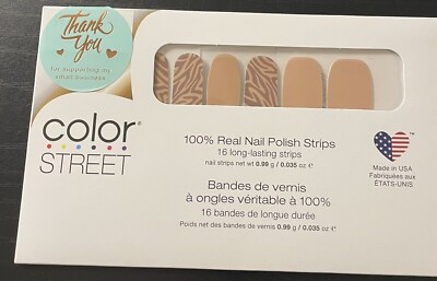 Color Street Nail Polish Strips All Wild Up Animals | eBay