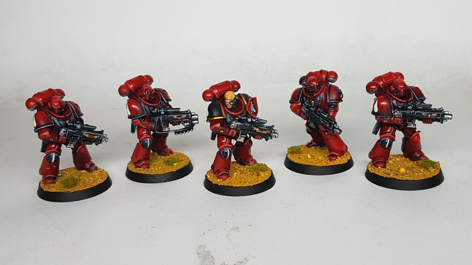 WH 40K BLOOD ANGELS ARMY STARTER SET painted -READ INFO !!! | eBay
