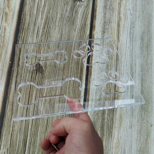 4 in1 Print Dog Bone/Paw Router Template for Woodworking 1/4'' Thick ...