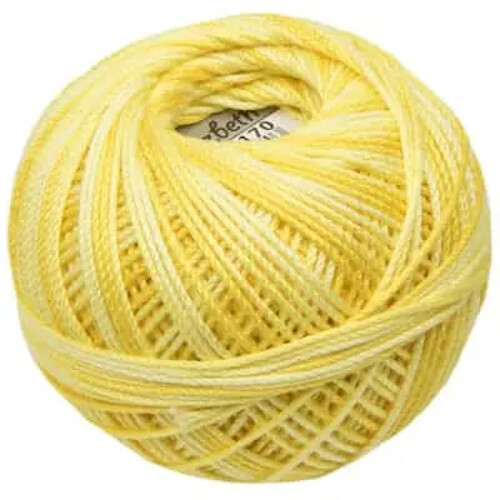 Lizbeth Egyptian Cotton Crochet Thread Size 3 Color 170 Pineapple ...