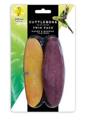Featherland Paradise Cuttlebone Large Flavored Twin Pack For Birds | eBay