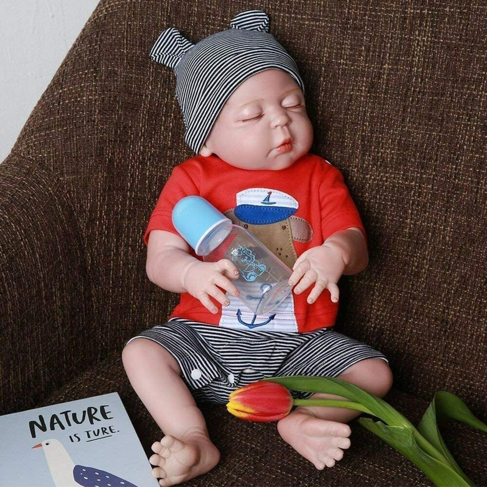 Reborn Baby Dolls 45cm Realistic Boy Anatomically Correct Baby Doll ...