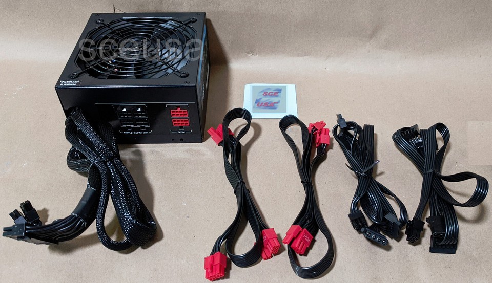 PowerSpec 650WATT 80+ Gold Certified SLI-Ready Modular Cable ATX PC ...