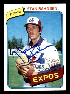 1980 Topps Baseball #653 Stan Bahnsen Signed Autograph (No COA) *d4 | eBay