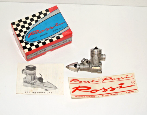 Vintage ROSSI R 15 Normale Glow Airplane Model Engine w/ Original ...