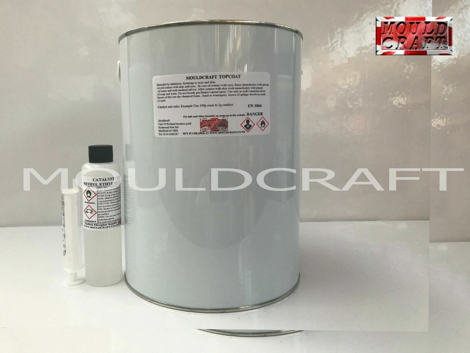MOULDCRAFT TOPCOAT / FLOWCOAT REPAIR KITS 250g - 5kg Boats FIBREGLASS ...
