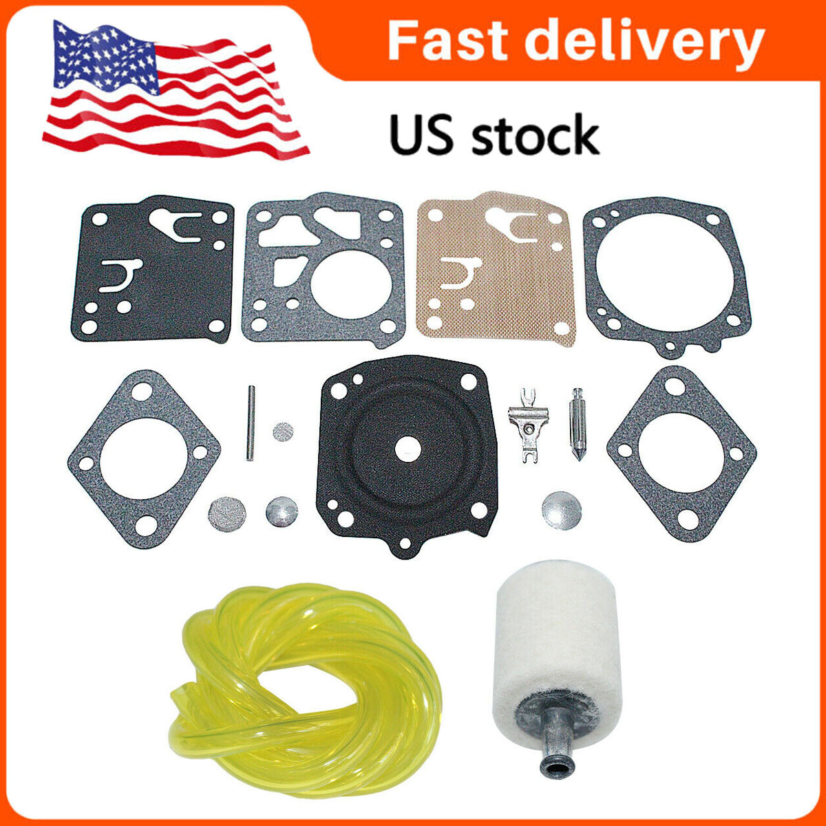 Carburetor Repair Kit For Homelite Chainsaw XL SXL915 XL12 Super XL ...