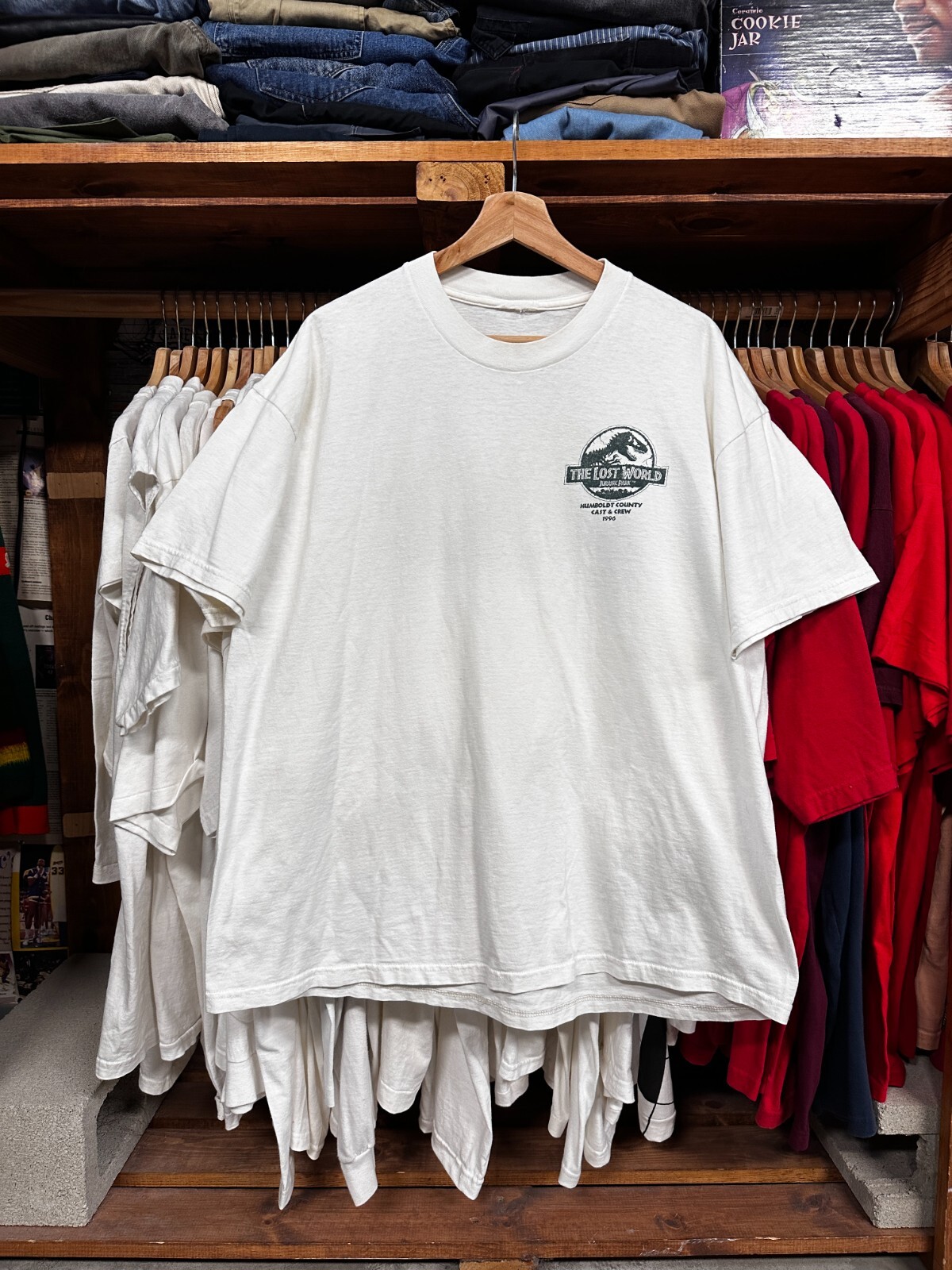 Vintage Jurassic Park Lost World Cast & Crew Shirt 19… - Gem