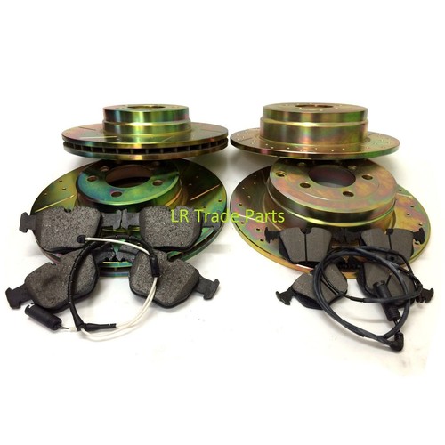 FOR RANGE ROVER L322 BRAKE KIT PERFORMANCE DISCS & PADS FRONT REAR 02 ...