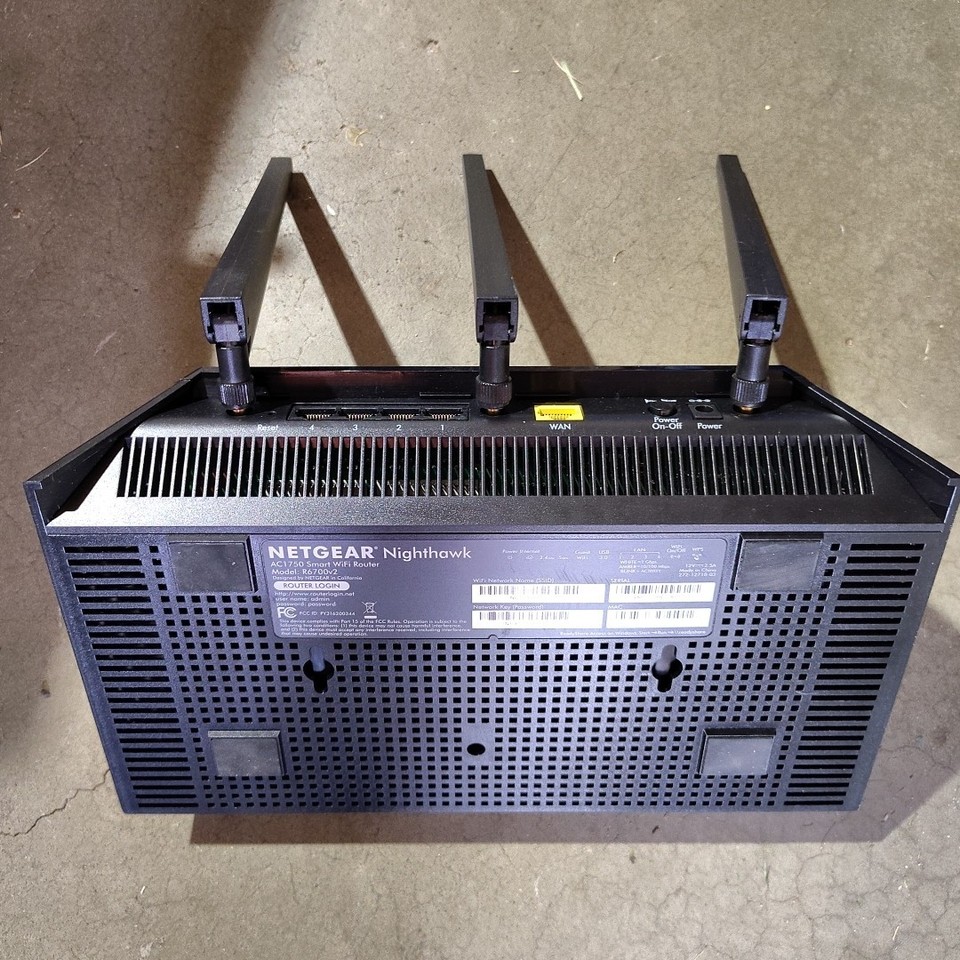 Netgear Nighthalk AC1750 Smart WIFI Router R6700v2 Router Only - No ...