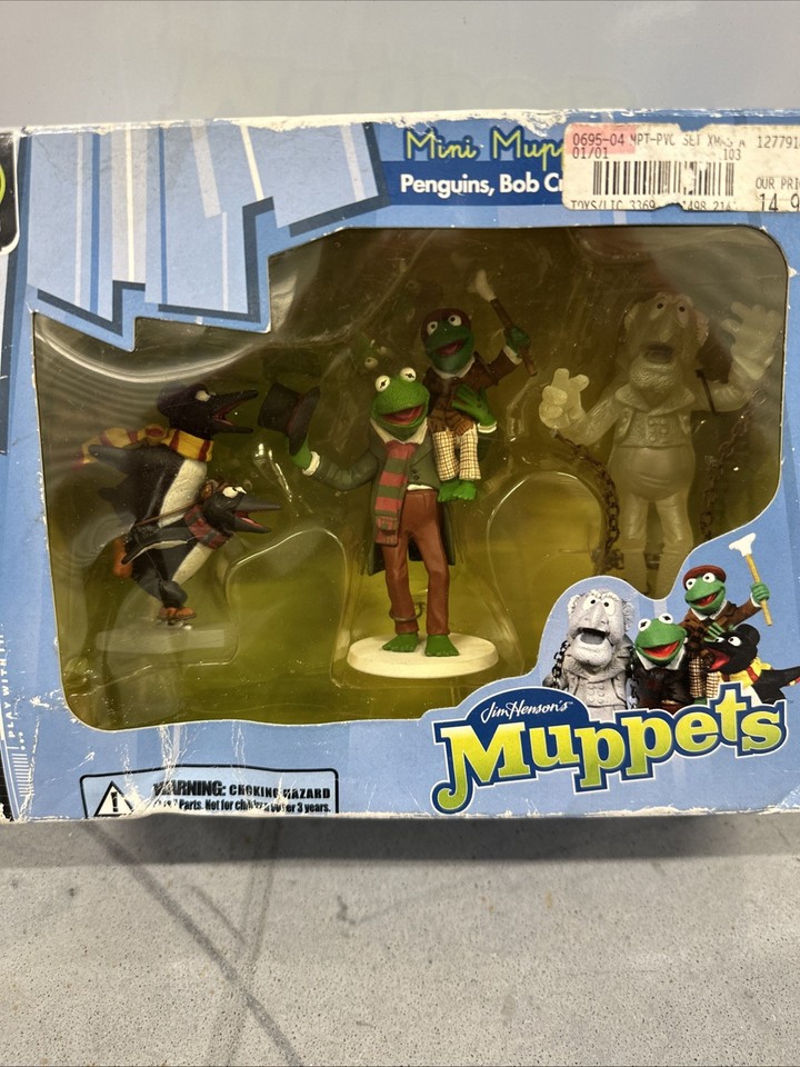 Mini Muppets Penguins Bob Cratchit With Tiny Tim And Marley Palisades ...