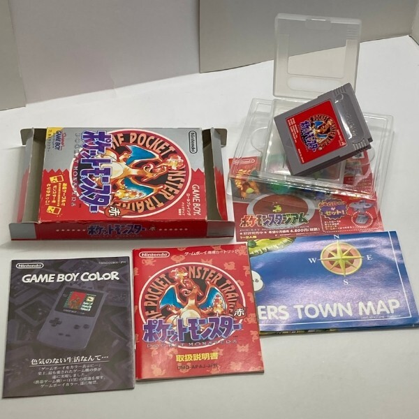 Nintendo Gameboy Pokemon Red Japanese Charizard 006 NTSC-j version From ...