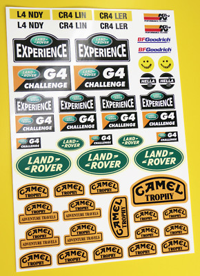 10th scale RC Rock Crawler 4x4 off road CAMEL stickers to fit RC4WD TRX ...