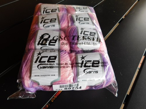 Ice Yarns Picasso Yarn Pink Shades Lilacs Shade Soft Set of 8 #69754 | eBay