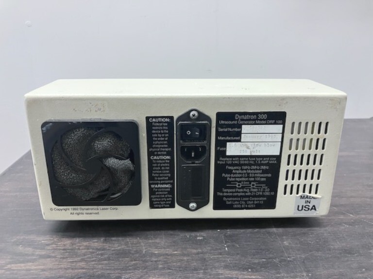 Dynatronics Dynatron 300 Ultrasound Therapy Machine | eBay