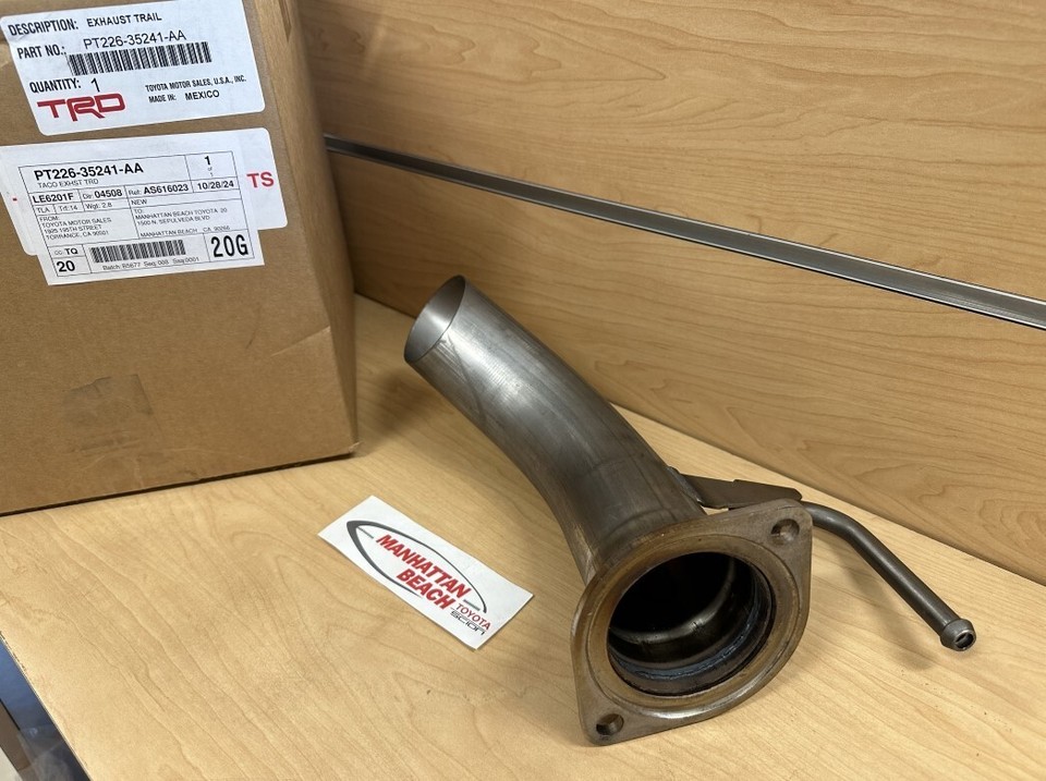 2024-2026 TACOMA Off Road Tail Pipe Tip Genuine Toyota Accessory PT226 ...
