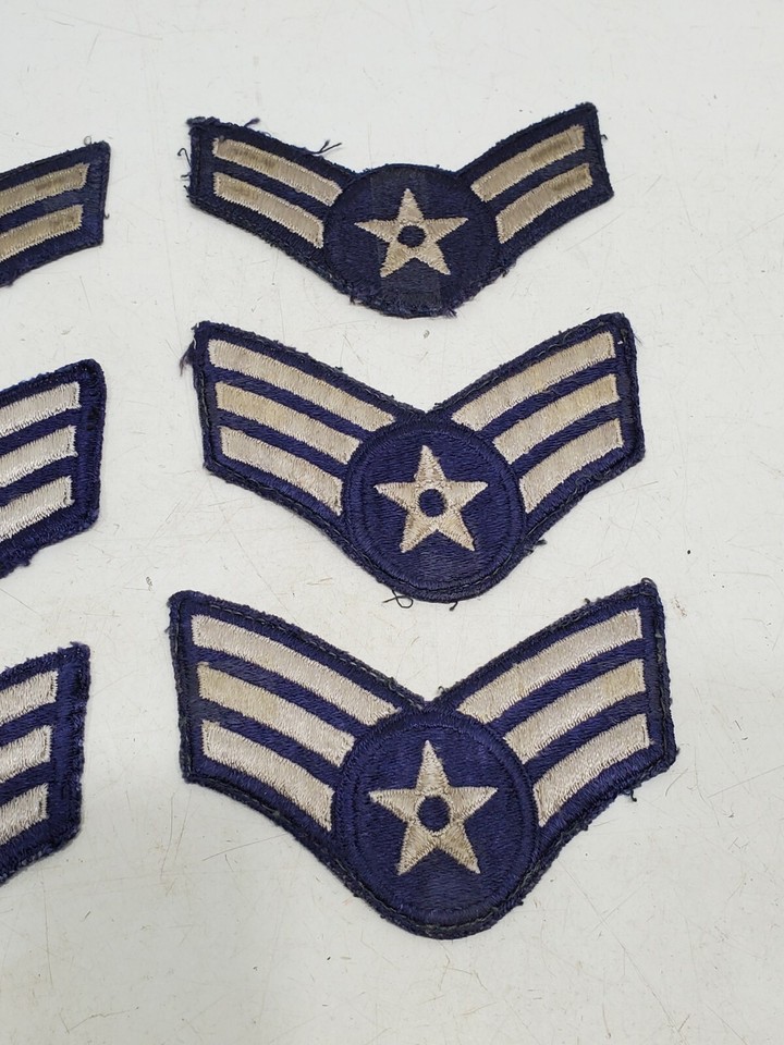 Vintage Air Force USAF Airman Insignia Patch Patches & Chaplin Brochure ...
