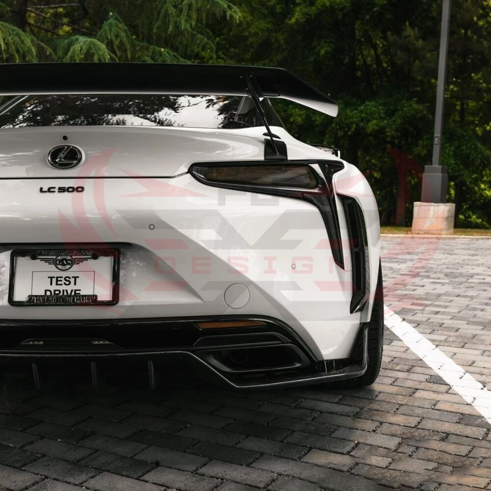 Carbon For Lexus LC500 LC500h 2018+ Front Rear Bumper Lip Side SKirts ...