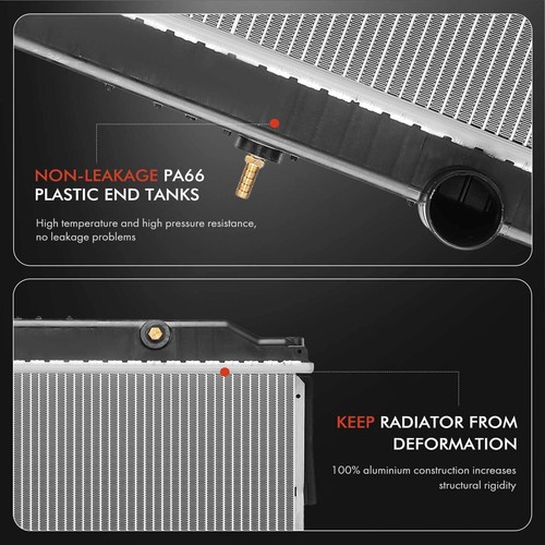 Radiator with Trans Oil Cooler for Freightliner MT45 1998-2011 MT55 ...