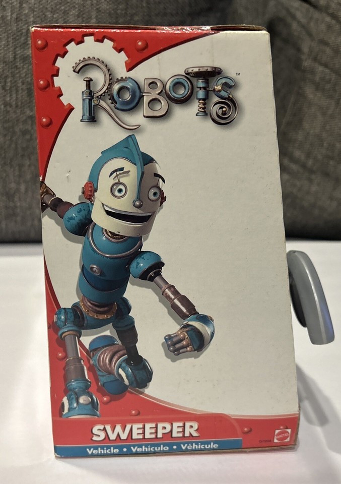 SWEEPER Vehicle 2005 Rare Boxed Mattel Robots Robots the Movie Toy ...