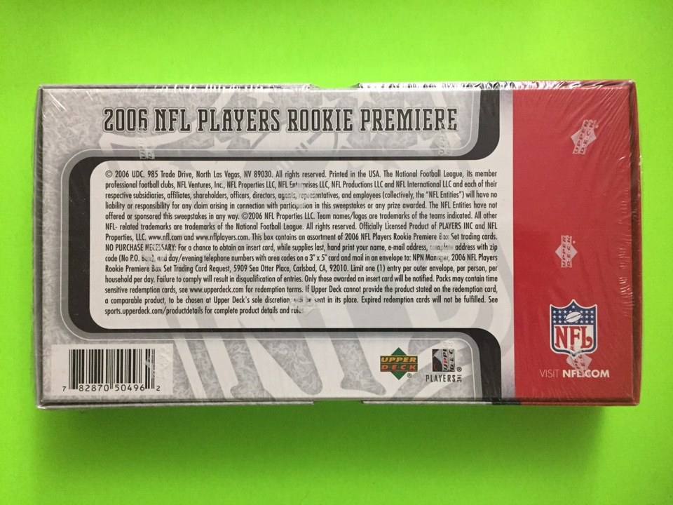 2006 Upper Deck NFL Players Rookie Premiere Box Set Bush Young Leinart ...