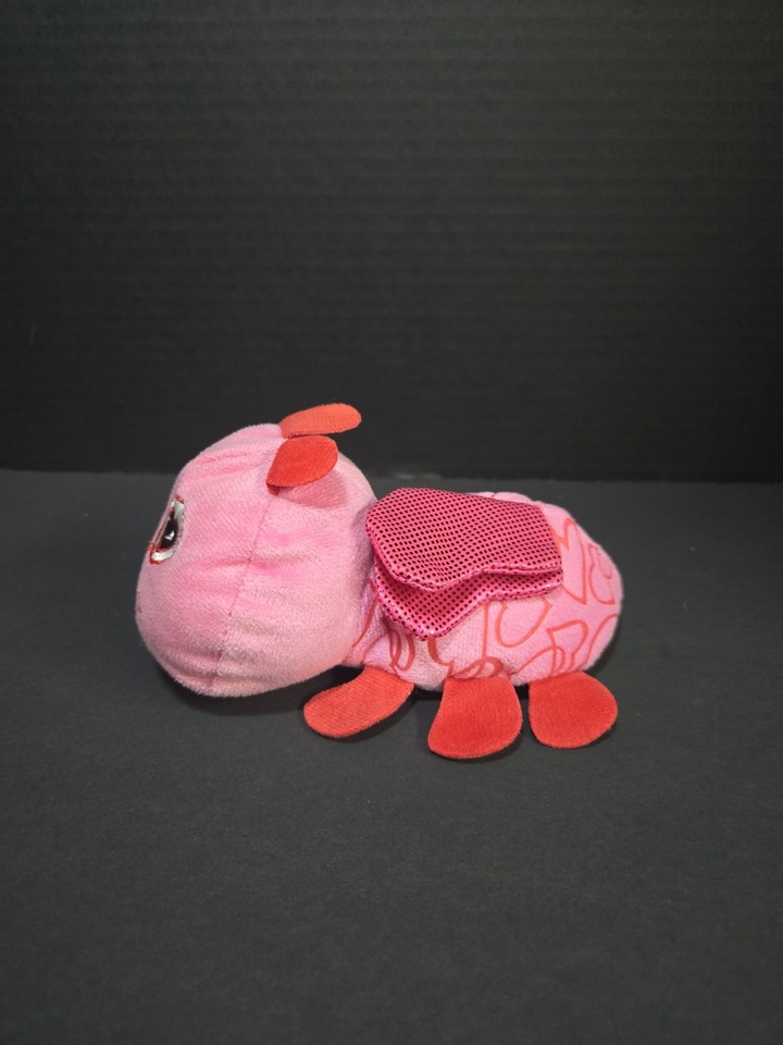 greenbrier plush PINK red heart black love bug plush 6" lovey cute bug ...