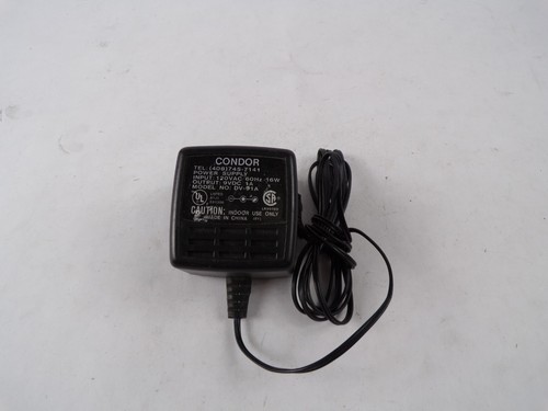 Genuine Condor DV-91A Output 9 V 1 A Power Supply Adapter A55 | eBay