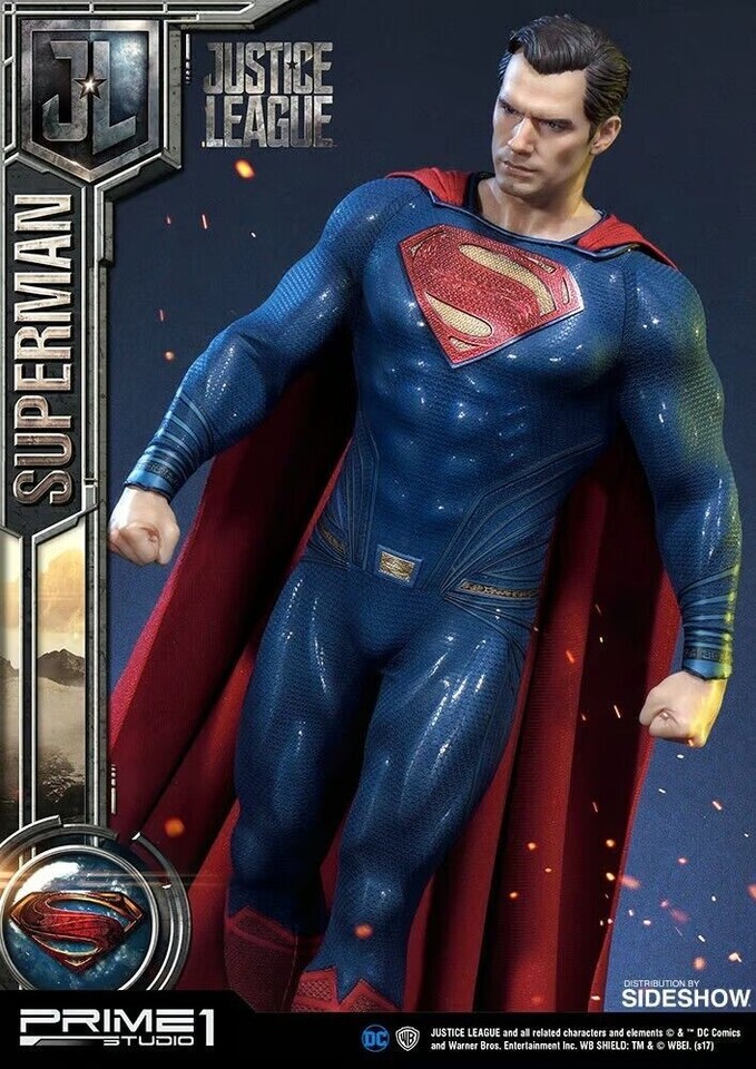 PRIME 1 Superman EXCLUSIVE Justice League 1/3 Scale Statue FACTORY ...