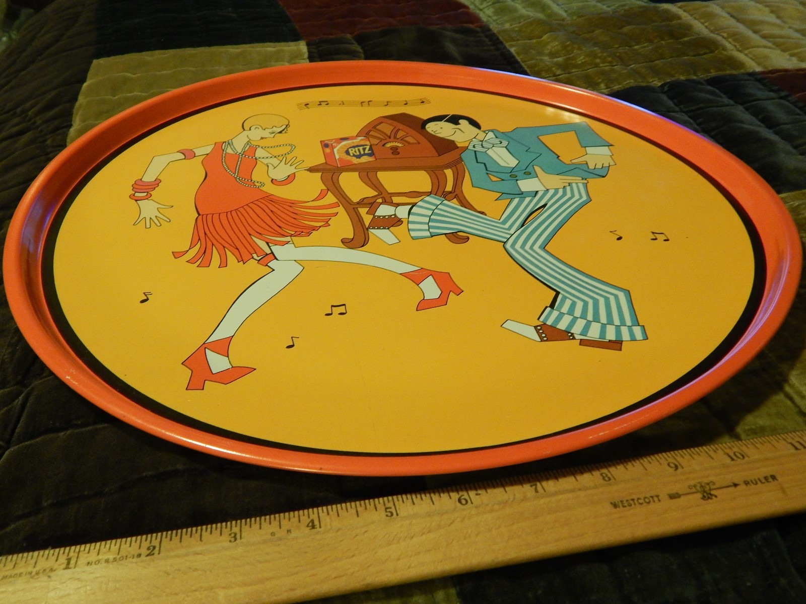 National Biscuit Company [NABISCO] RITZ Metal "Party Tray" Roaring '20s ...